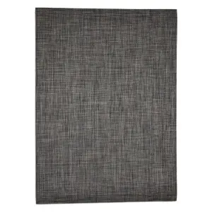 CHILEWICH Basketweave Floormat, 30 X 106 - Carbon