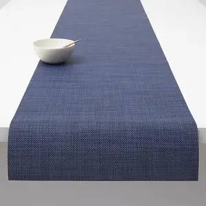 CHILEWICH Mini Basketweave Runner - Indigo