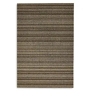 CHILEWICH Skinny Stripe Shag Big Mat, 36 X 60 Mushroom