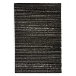 CHILEWICH Skinny Stripe Shag Big Mat, 36 X 60 Steel