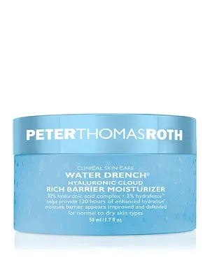 PETER THOMAS ROTH Water Drench Hyaluronic Cloud Rich Barrier Moisturizer 1.7 Oz - No Color