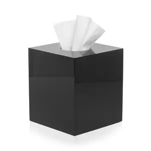 MIKE & ALLY Ice Boutique Tissue Box - Black