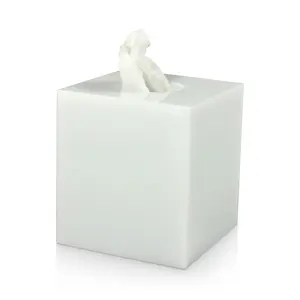 MIKE & ALLY Ice Boutique Tissue Box - White Ice