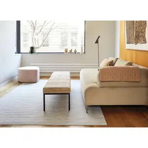 CHILEWICH Rib Weave Floormat, 72 X 106 - Birch