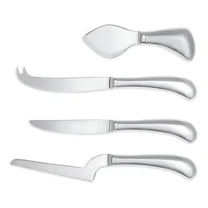 SAMBONET 4 Piece Cheese Knife Set - Silver