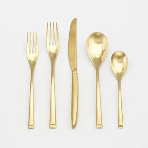 SAMBONET H Art Satin 5-piece Place Setting - Gold