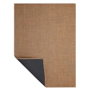 CHILEWICH Basketweave Floormat, 72 X 106 Teak