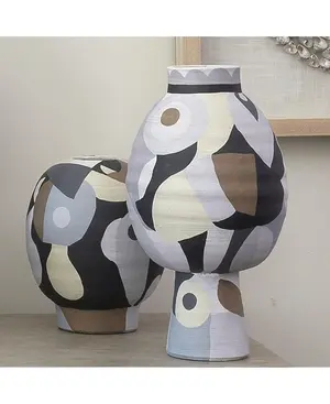 JAMIE YOUNG CO. Pablo Ceramic Decorative Vase, Short