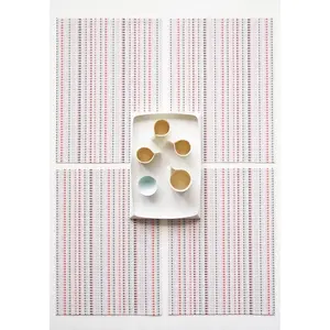 CHILEWICH Tambour Table Mat, 14 X 19
