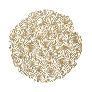 CHILEWICH Pressed Daisy Table Mat - Gilded