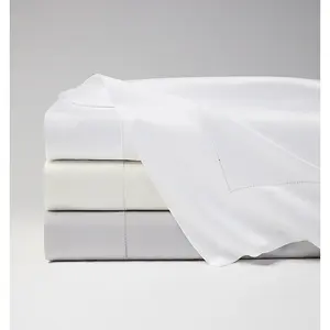 SFERRA Giza 45 Percale Fitted Sheet, Queen - White