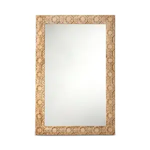 JAMIE YOUNG CO. Relief Carved Rectangle Mirror - Natural