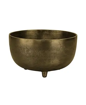 JAMIE YOUNG CO. Relic Metal Footed Decorative Bowl - Antique Brass