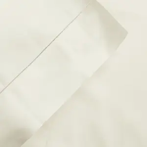 SFERRA Giza 45 Percale Standard Pillowcase, Pair - Ivory