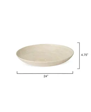 JAMIE YOUNG CO. Marble Decorative Bowl, Extra Large