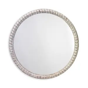 JAMIE YOUNG CO. Audrey Beaded Mirror - White Wood