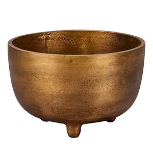JAMIE YOUNG CO. Relic Metal Footed Decorative Bowl - Antique Brass