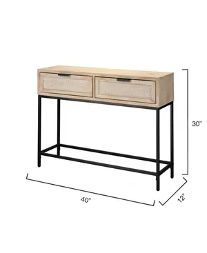 JAMIE YOUNG CO. Reed Console Table