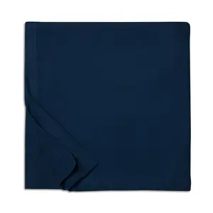 SFERRA Allegra Cotton Blanket, Full/queen - Navy