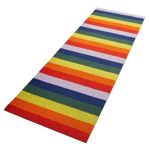 CHILEWICH Pride Stripe Shag Big Mat, 36 X 60 - Rainbow