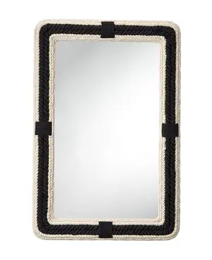 JAMIE YOUNG CO. Contrast Rectangle Mirror - Black Off White