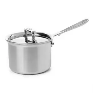 ALL-CLAD All Clad D5 Brushed 2 Quart Sauce Pan With Lid - Stainless