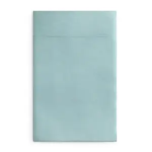 Gingerlily Silk Solid Flat Sheet, Queen Teal
