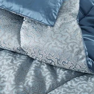 Gingerlily Coral Fern Round Decorative Pillow