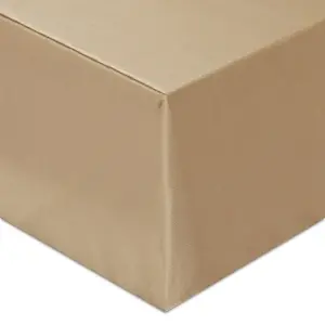 Gingerlily Silk Solid Fitted Sheet, King Sand