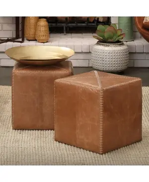 JAMIE YOUNG CO. Buff Ottoman