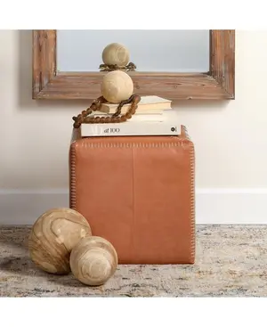 JAMIE YOUNG CO. Buff Ottoman