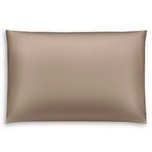 Gingerlily Silk Solid Pillowcase, King - Mocha