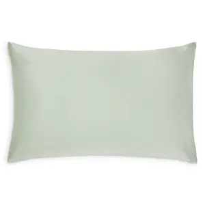Gingerlily Silk Solid Pillowcase, King Sage