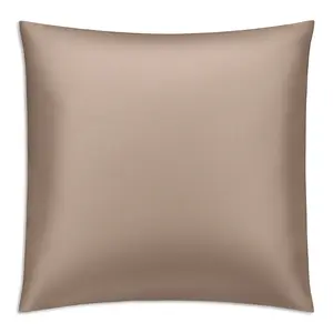 Gingerlily Silk Solid Euro Sham - Mocha