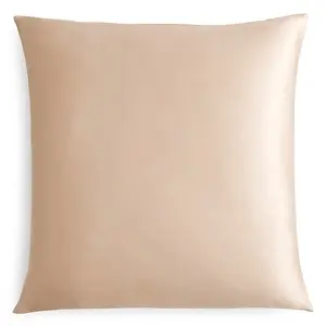 Gingerlily Silk Solid Euro Sham - Nude