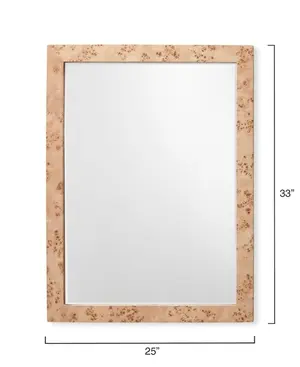 JAMIE YOUNG CO. Chandler Rectangle Mirror - Brown