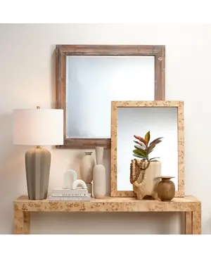 JAMIE YOUNG CO. Chandler Rectangle Mirror - Brown
