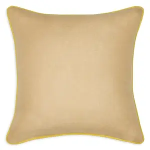 SFERRA Manarola Decorative Pillow, 20 X 20 - Sand/lemon