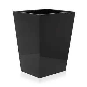 MIKE & ALLY Ice Wastebasket & Liner - Black Ice