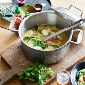 ALL-CLAD D5 Brushed 8-quart Stock Pot With Lid