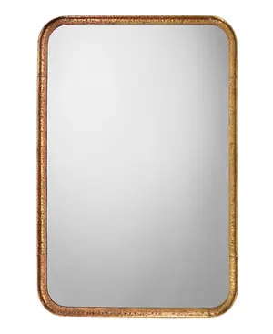 JAMIE YOUNG CO. Principle Iron Rectangle Wall Mirror - Gold