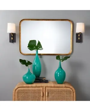 JAMIE YOUNG CO. Principle Iron Rectangle Wall Mirror - Gold