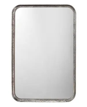 JAMIE YOUNG CO. Principle Iron Rectangle Wall Mirror - Silver