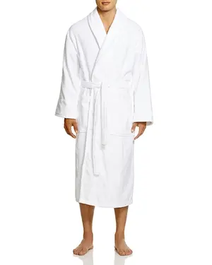 SFERRA Fairfield Velour Robe - White