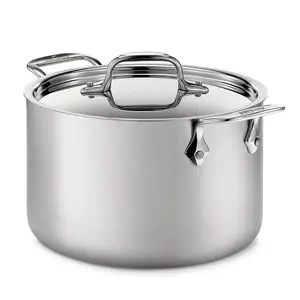 ALL-CLAD D5 Brushed Steel 4-quart Soup Pot With Lid - Stainless