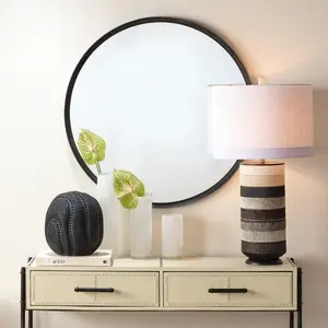 JAMIE YOUNG CO. Refined Iron Round Wall Mirror