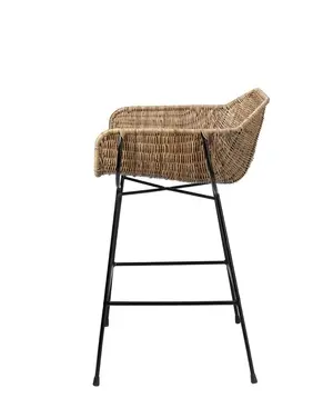 JAMIE YOUNG CO. Nusa Rattan Counter Stool - Brown