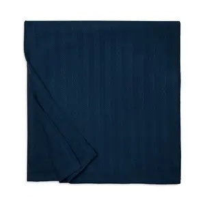 SFERRA Tavira Blanket, Twin - Navy