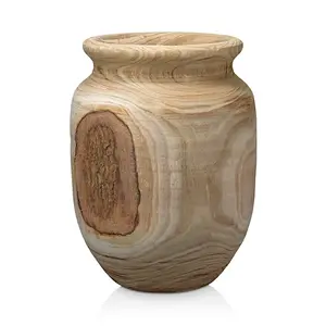 JAMIE YOUNG CO. Topanga Wooden Decorative Vase - Natural