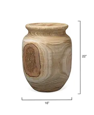 JAMIE YOUNG CO. Topanga Wooden Decorative Vase